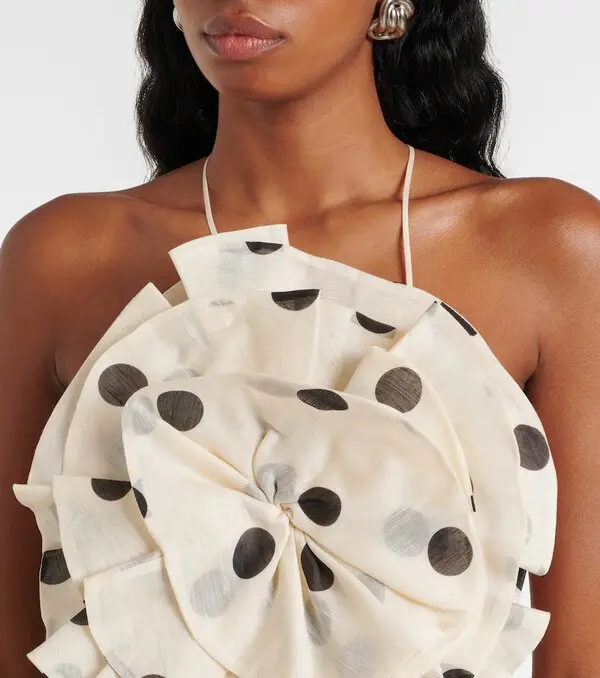 Zimmermann Crush Polka-dot Mini Dress