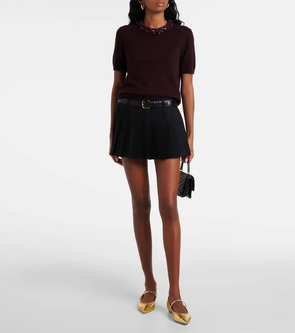 Tory Burch Metallic Leather Mary Jane Flats