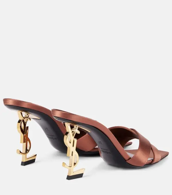 Saint Laurent Opyum 85 Satin Mules