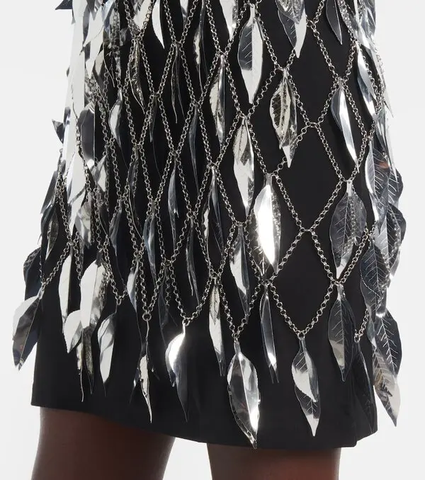 Rabanne Chain-detail Embellished Minidress