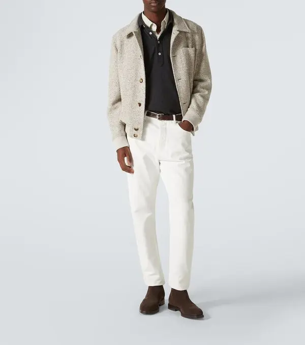 Brunello Cucinelli Cashmere Polo Sweater