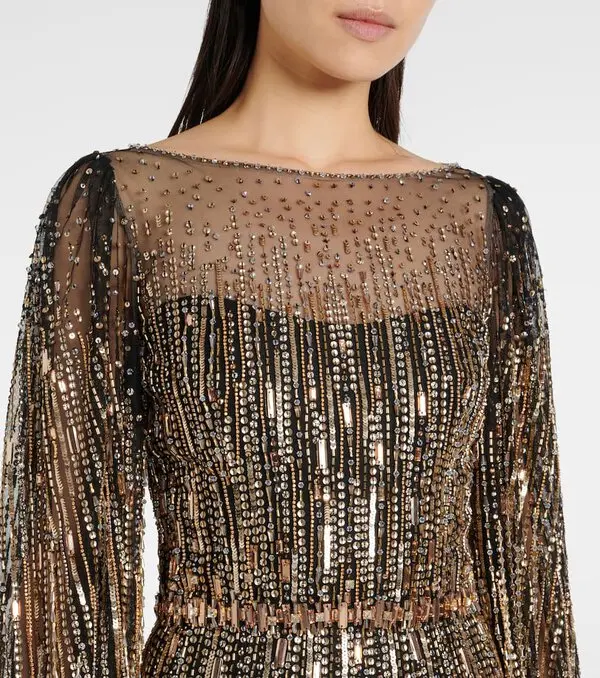 Jenny Packham Rhapsody Sequined Gown