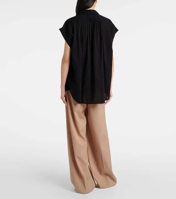 NILI LOTAN Normandy Shirred Blouse