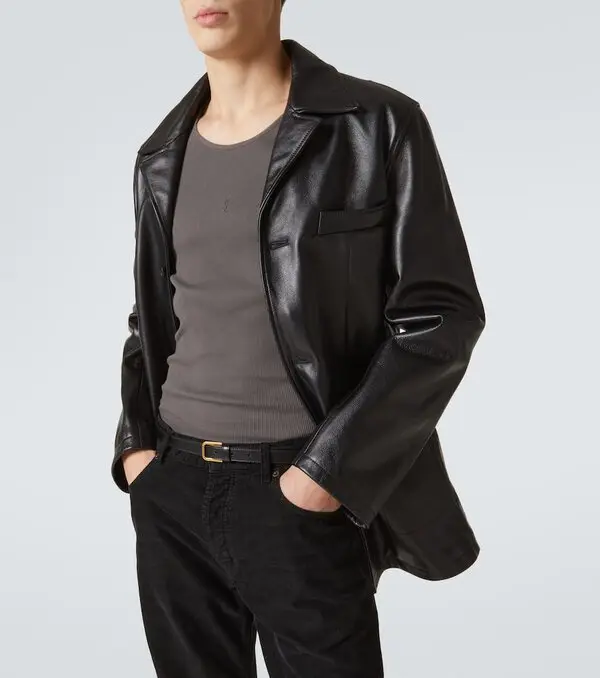 Saint Laurent Leather Belt