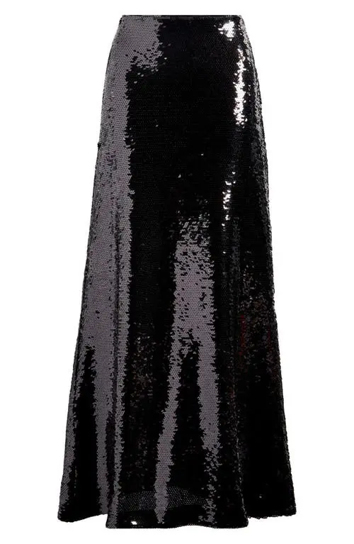 REFORMATION Gabriella Sequin Maxi Skirt