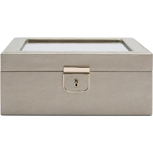 Wolf Palermo 6 Piece Watch Box - Pewter