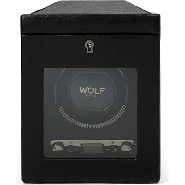 Wolf British Racing Single Watch Winder - Black
