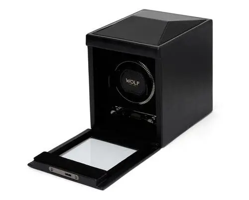 Wolf British Racing Single Watch Winder - Black