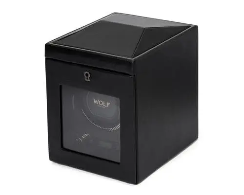 Wolf British Racing Single Watch Winder - Black