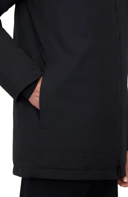 QUARTZ CO. Jules Hooded Down Winter Jacket - Black