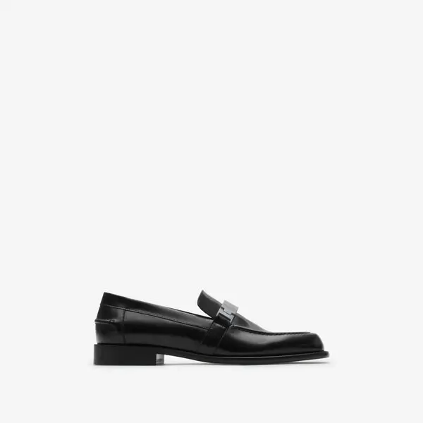 Burberry Leather Tower Loafers