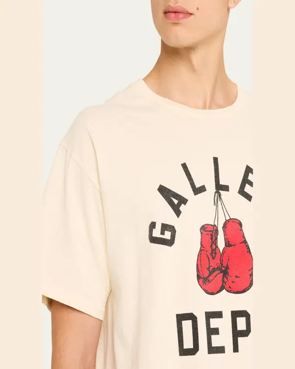 Gallery Dept. Boxing Merch T-Shirt - Cream | Editorialist
