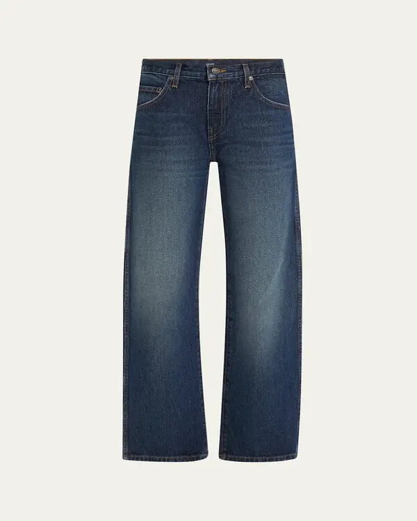 Khaite Kerrie Crop Wide Leg Jeans