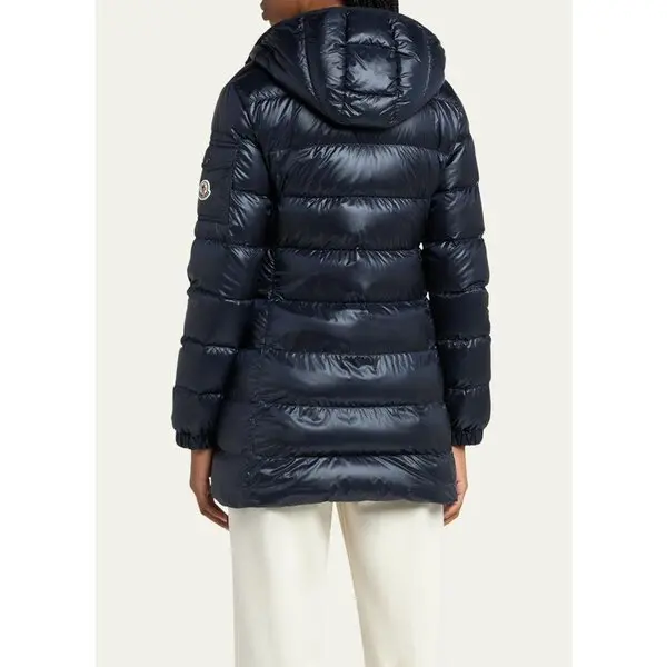 Moncler Glements Mid-length Down Jacket - Black