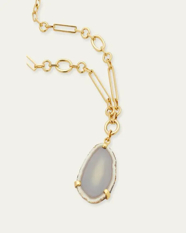 BEN-AMUN 24k Plated Chain Link Necklace