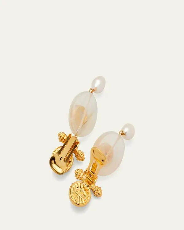 BEN-AMUN 24k Yellow Electroplated Earrings