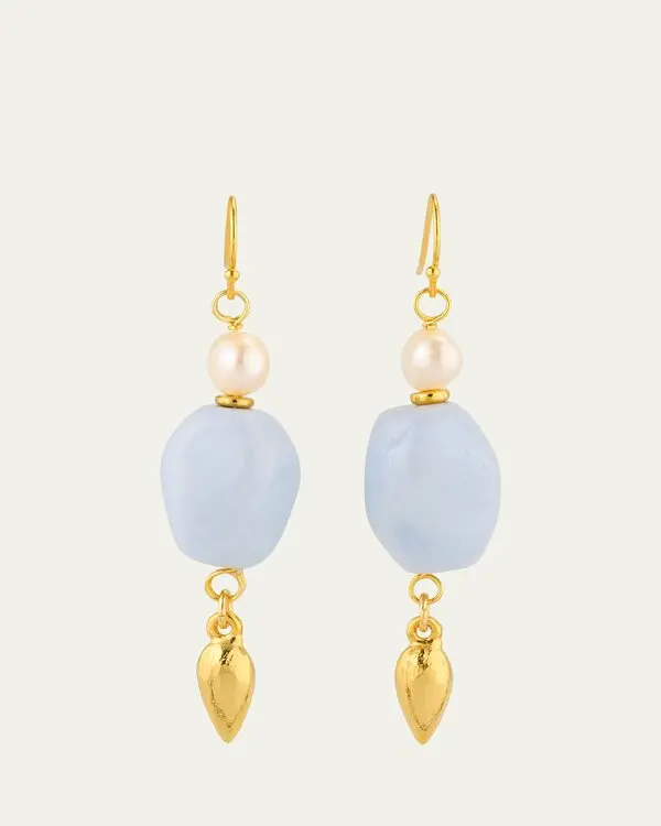 BEN-AMUN Fish Wire Earrings