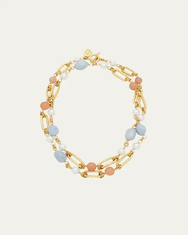 BEN-AMUN 24k Yellow Electroplated Necklace