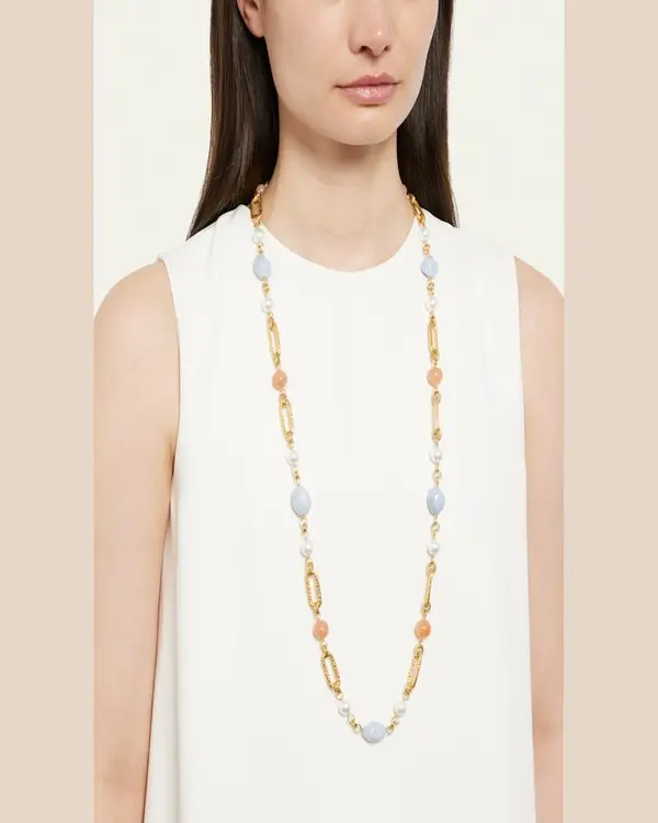 BEN-AMUN 24k Yellow Electroplated Necklace