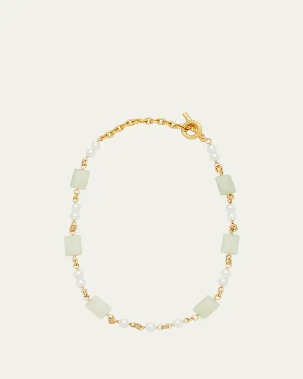 BEN-AMUN 24k Yellow Electroplated Chain Necklace