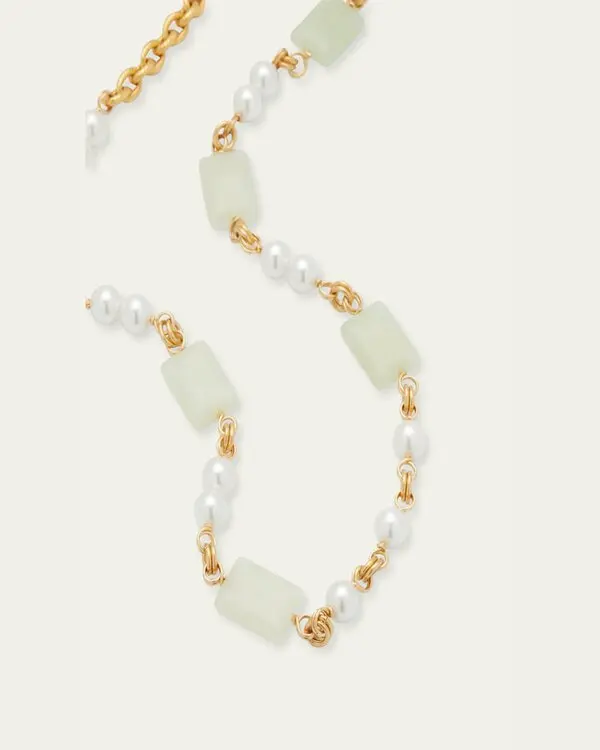 BEN-AMUN 24k Yellow Electroplated Chain Necklace