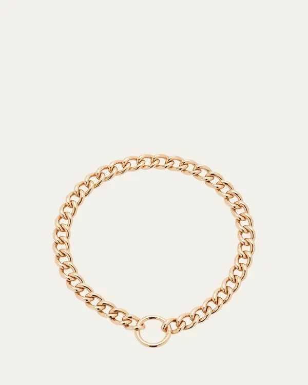 Pomellato 18k Catene Circle Clasp Chain Necklace