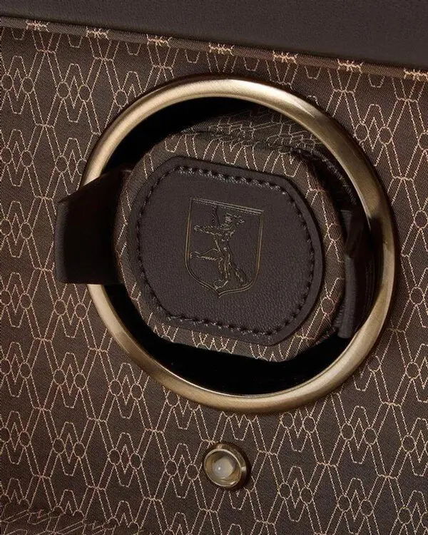 Wolf Earth Single Watch Winder - Coffee