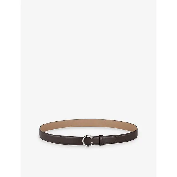 CARTIER Panthère De Leather Belt - Brown