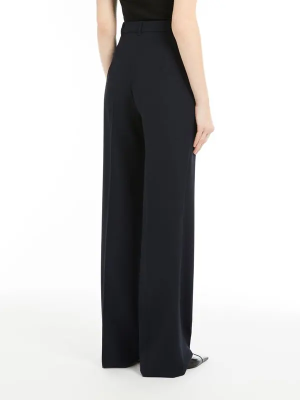 Max Mara Straight-fit Wool Satin Trousers