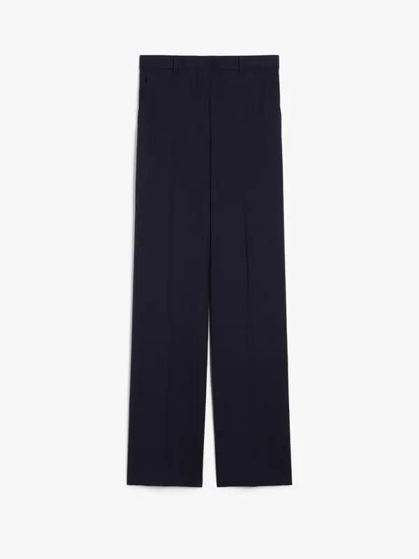 Max Mara Straight-fit Wool Satin Trousers