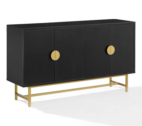 CROSLEY Blair Sideboard Matte Black/gold - One-color