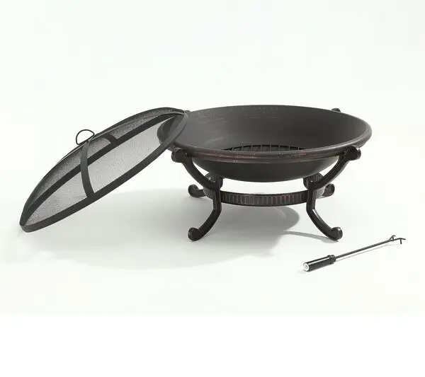 CROSLEY Ashland Outdoor Fire Pit Black