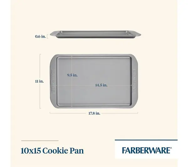 FARBERWARE Bakeware 10 X 15 Nonstick' Cookie Pa N