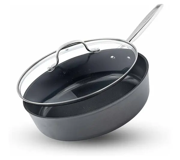 GOTHAM STEEL Pro 2x Ultra Ceramic Nonstick 4-qt Deep Saute Pan - One-color