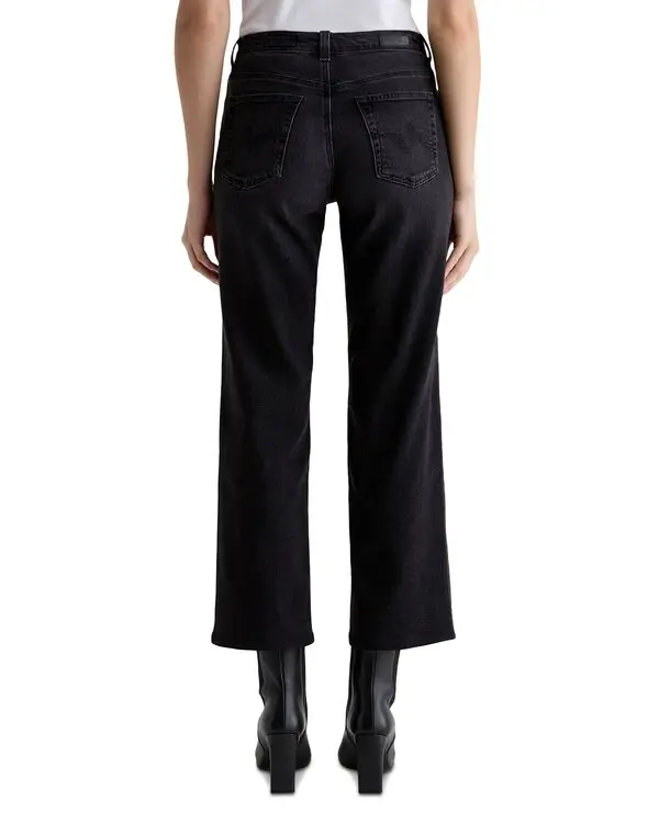 Ag Brinley Mid-rise Straight Leg Jeans - Nebula