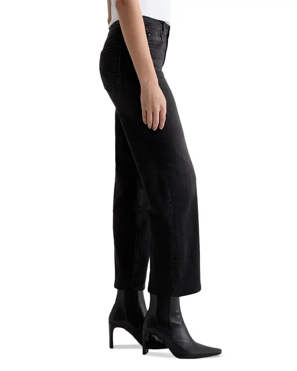 Ag Brinley Mid-rise Straight Leg Jeans - Nebula