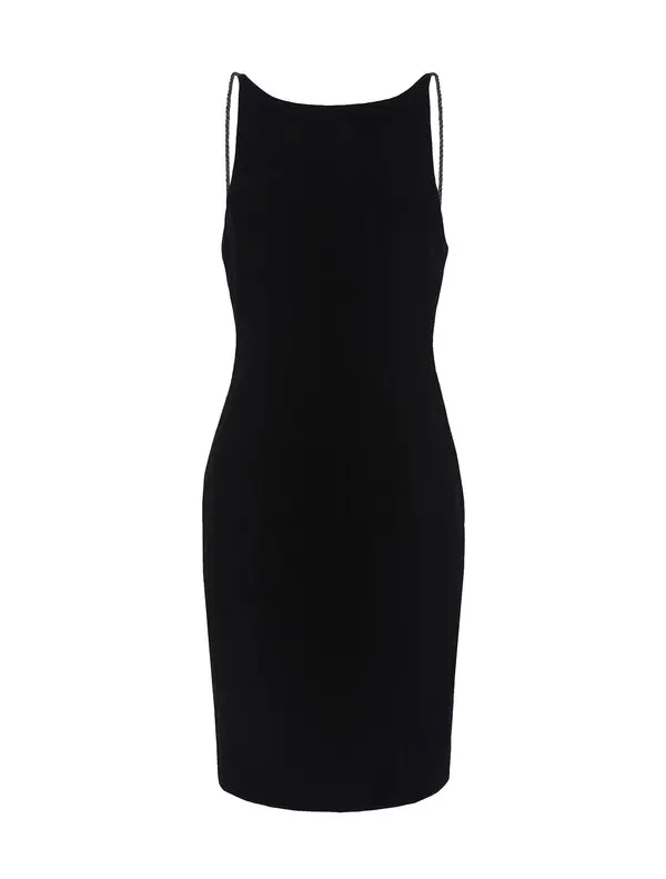 armani black velvet dress Emporio Armani Velvet dress - Black