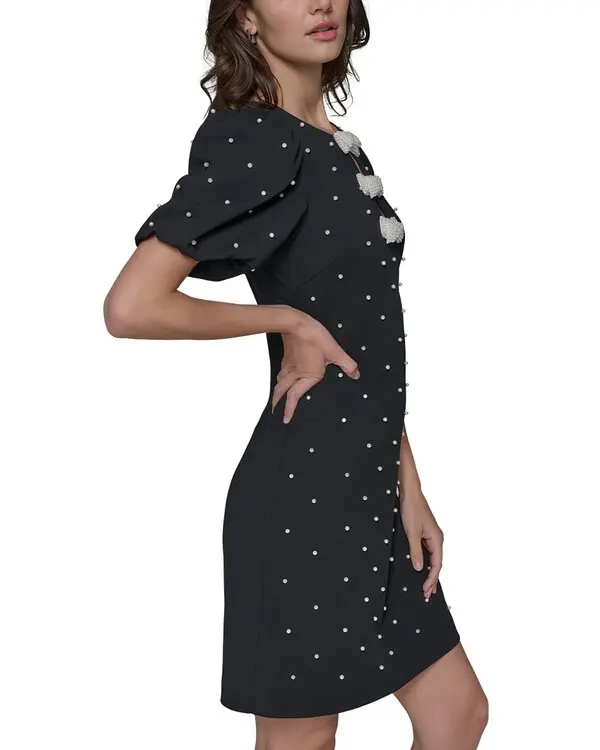 Karl Lagerfeld Paris Bow Detail Sheath Dress