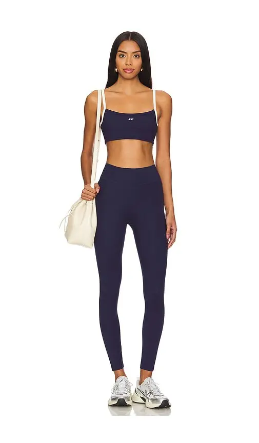 437 The Micro Bra In Navy - Navy & Creme