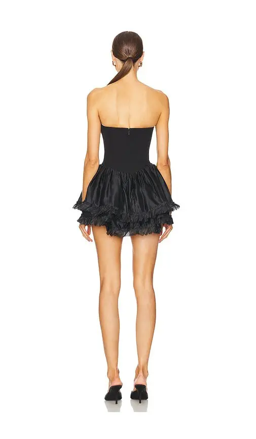 Majorelle Liv Mini Dress By - Black