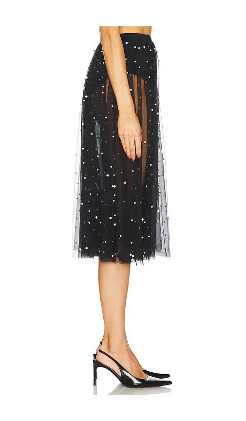 NADINE MERABI Mesh Full Skirt