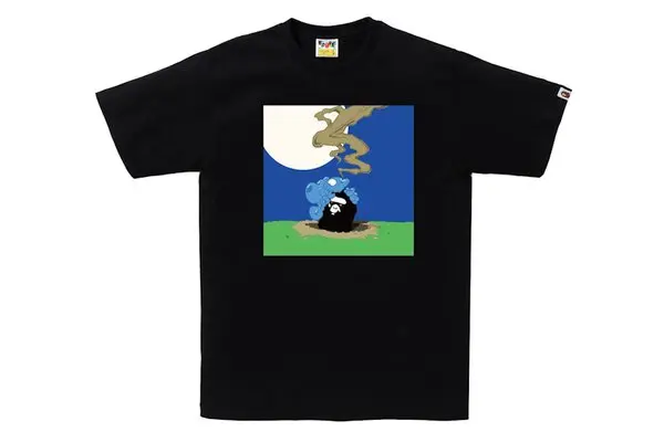 A BATHING APE Gallery X Coin Parking Delivery Tee Shirt - Black