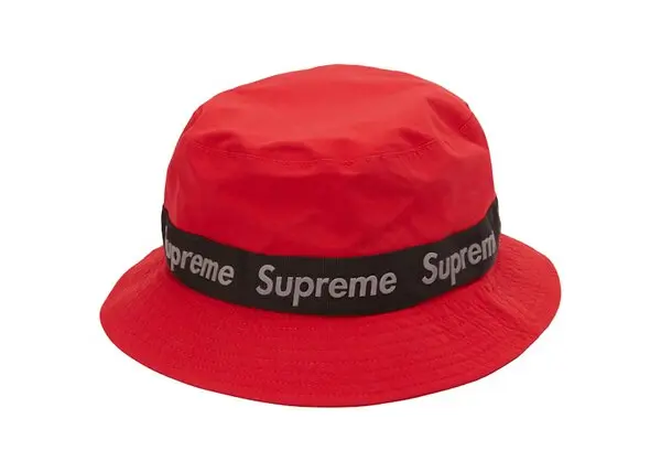 Supreme Taped Seam Crusher Hat - Red