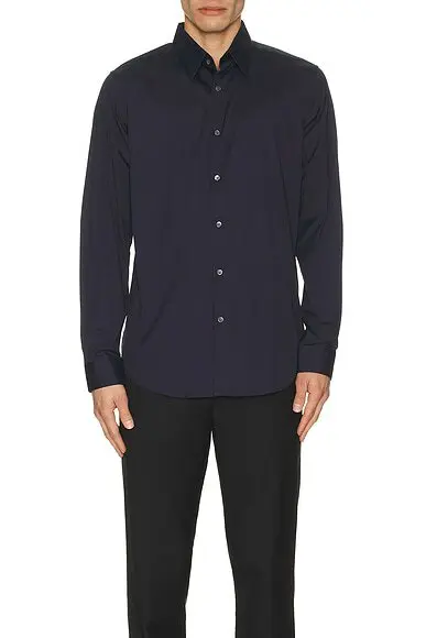 Theory Sylvain Wealth Shirt - Eclipse
