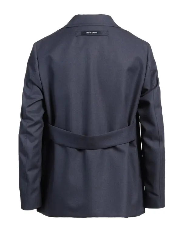 Fendi Blazer Size Virgin Wool - Navy