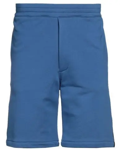 Alexander McQueen Cotton-blend Shorts - Blue