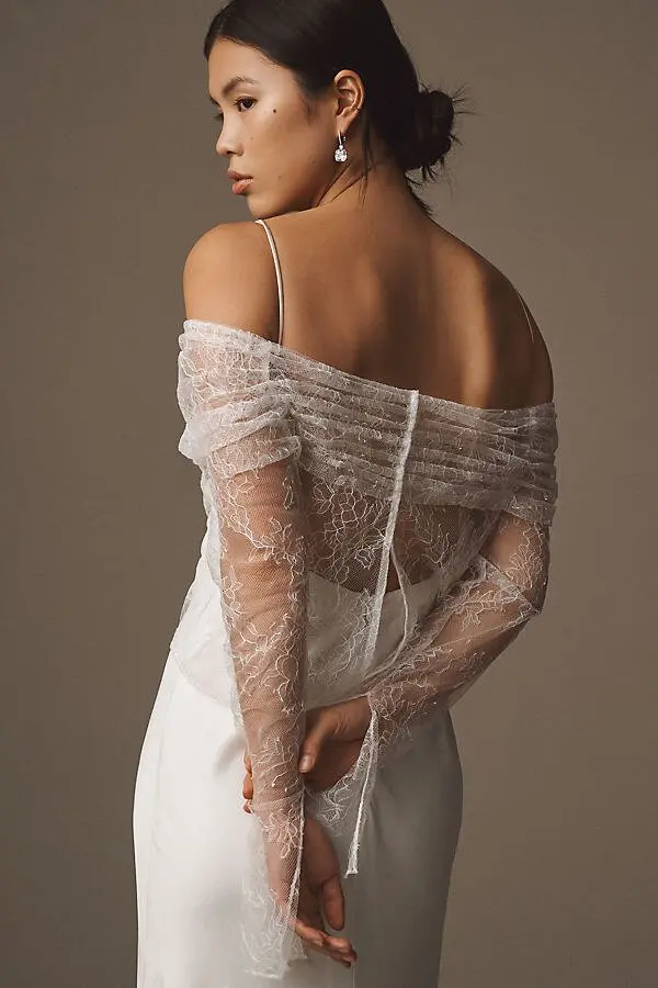 chinese dress ladies Amazon.com: Bridal Blouse Lace Top – Long Sleeve Wedding Dress Topper White  Bolero Shrug – Elegant Lace Coverup for Gowns – Bridal Gown Toppers  Accessory (XS/S) main image 0