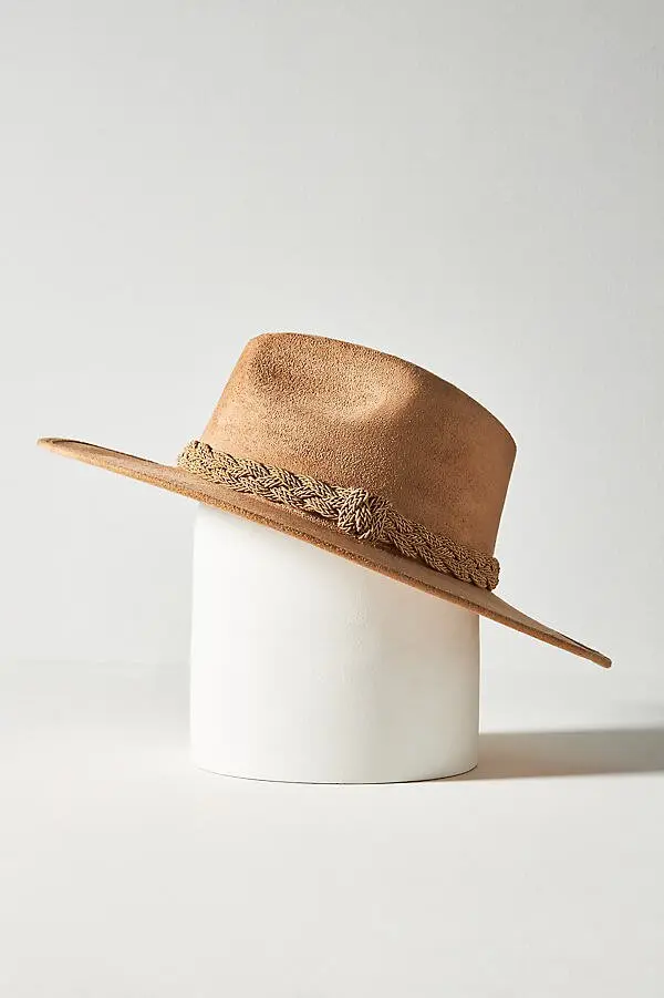 ASN HATS Suede Margot Rancher - Brown