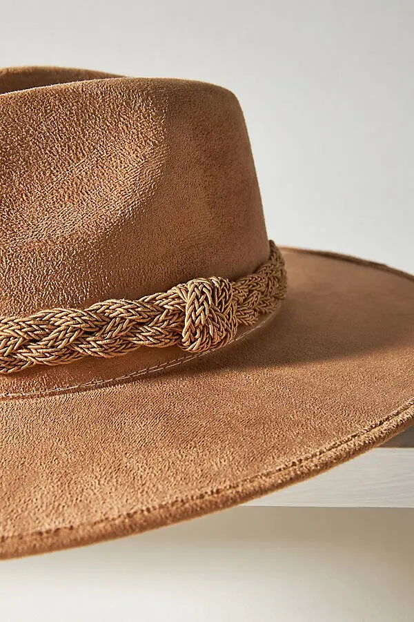 ASN HATS Suede Margot Rancher - Brown