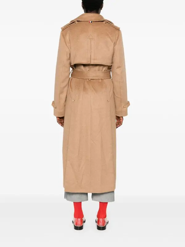 Thom Browne Double-breasted Belted Coat
